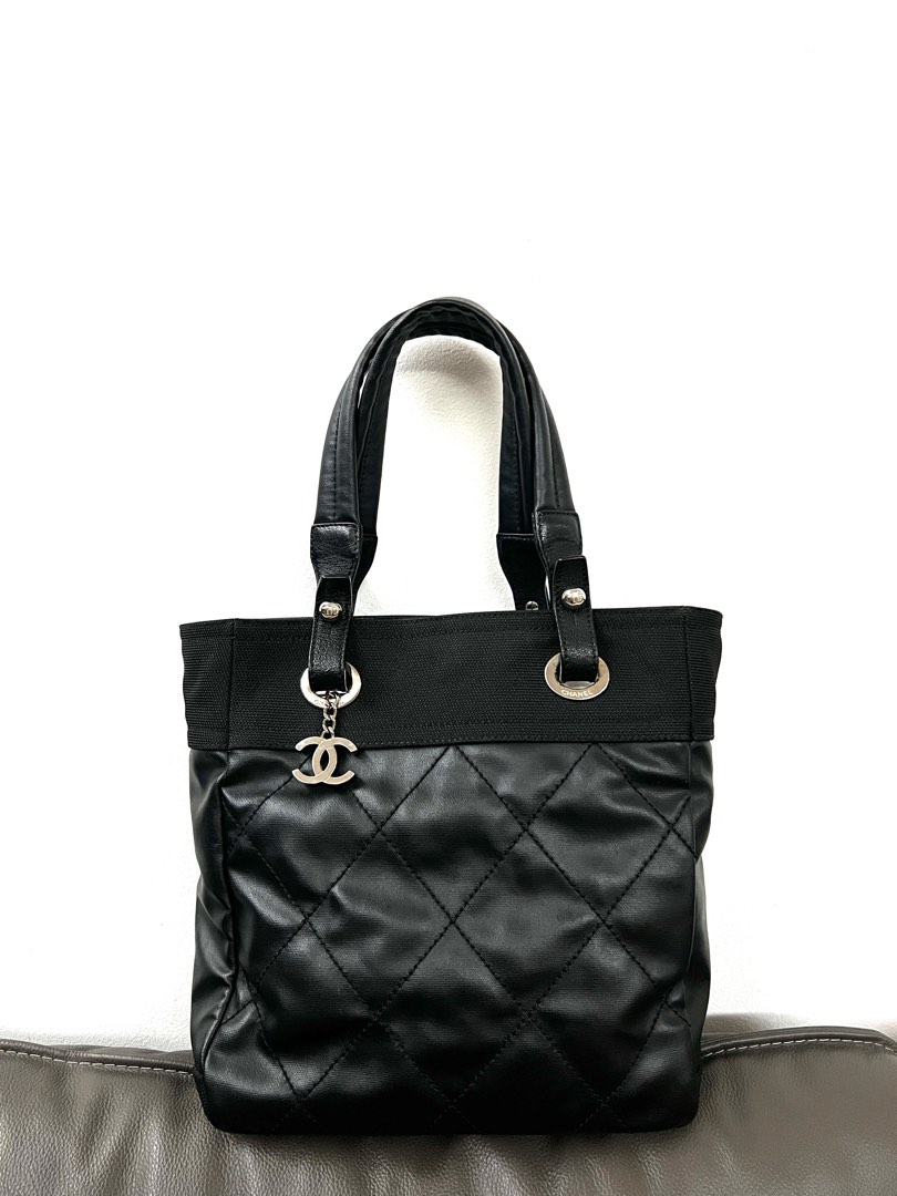 Chanel Biarritz PM tote bag, Luxury, Bags & Wallets on Carousell