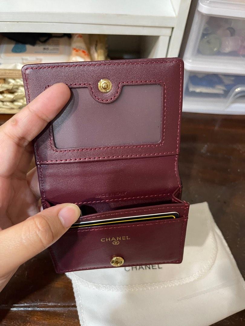 Chanel mini card wallet, Women's Fashion, Bags & Wallets, Wallets ...