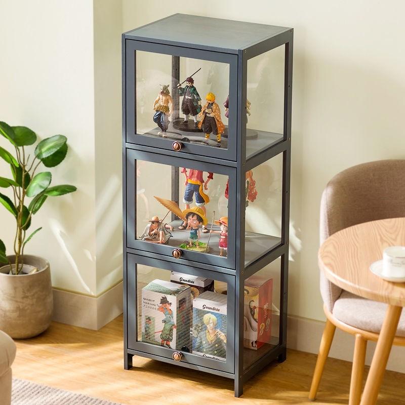 Check out Narrow Gap Transparent Display Cabinet Desktop Storage Box ...