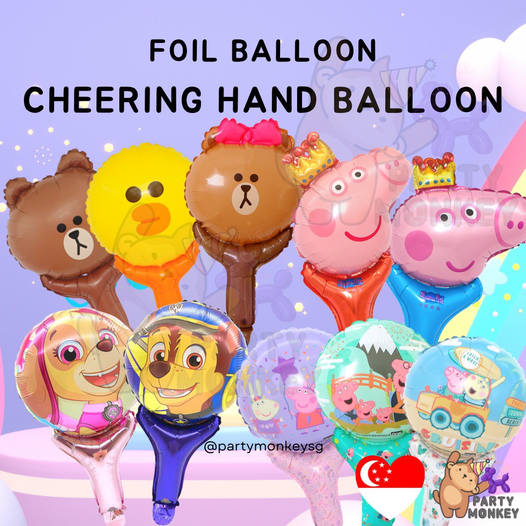 Children Cheering Stick Hand Balloon Party Decoration Goodie Bag ...