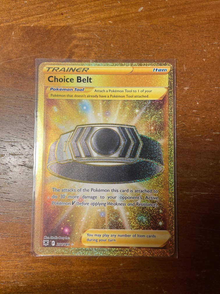 Choice Belt Sercret rare Gold astral radiance, Hobbies & Toys, Toys ...