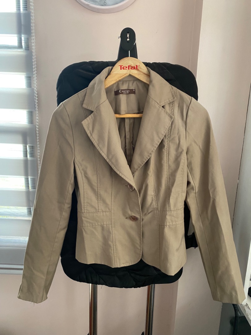 Cinderella Brown Blazer, Women's Fashion, Coats, Jackets and Outerwear on Carousell