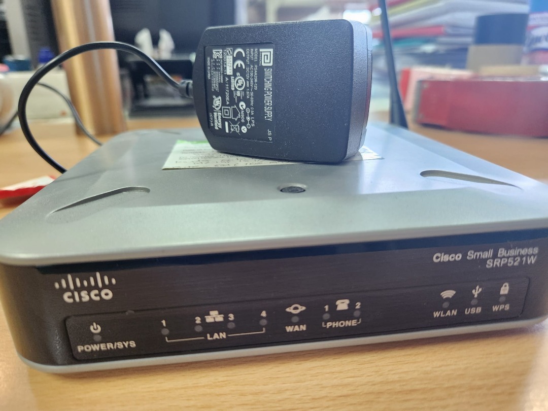 Cisco Router Model: SRP521W, Computers & Tech, Parts & Accessories, Networking on Carousell