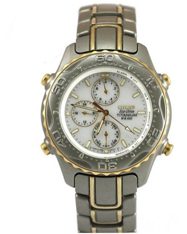Citizen Eco-drive Titanium Original - Trocar Bateria, 男裝, 手錶及配件, 手錶 ...