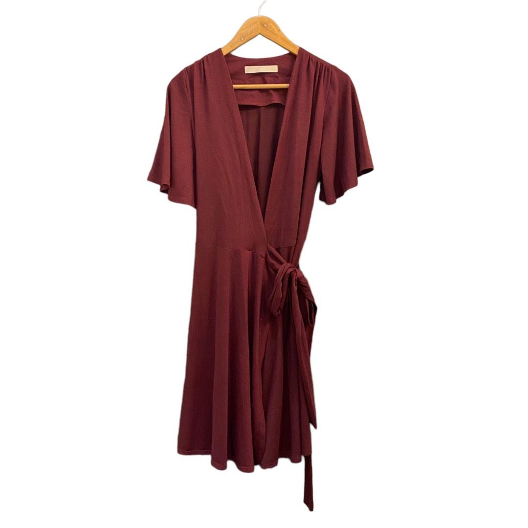 Celine Wrap Dress, Women's Fashion, Dresses & Sets, Dresses on Carousell