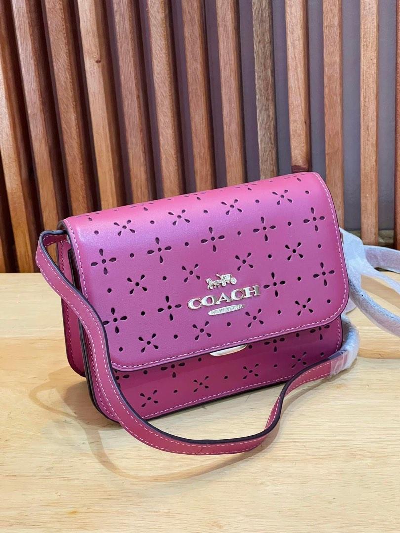 Coach Mini Brynn Flap Crossbody Gold/Rouge, Women's Fashion, Bags ...