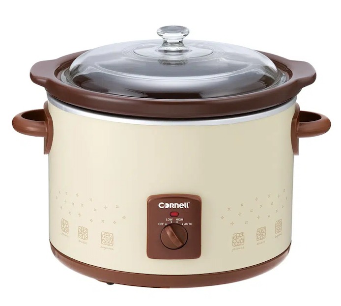 Cornell Electric Slow Cooker 5L Ceramic Pot, TV & Home Appliances ...