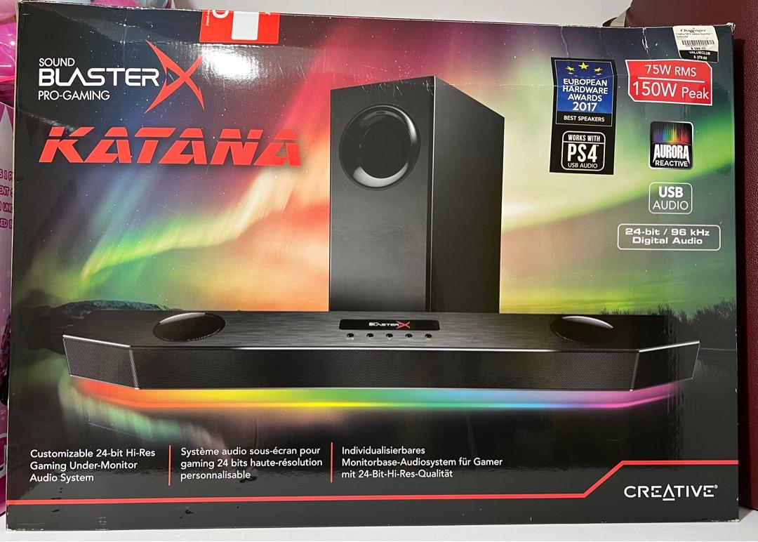 Creative Katana Sound BlasterX Pro-gaming gaming sound bar, Audio ...