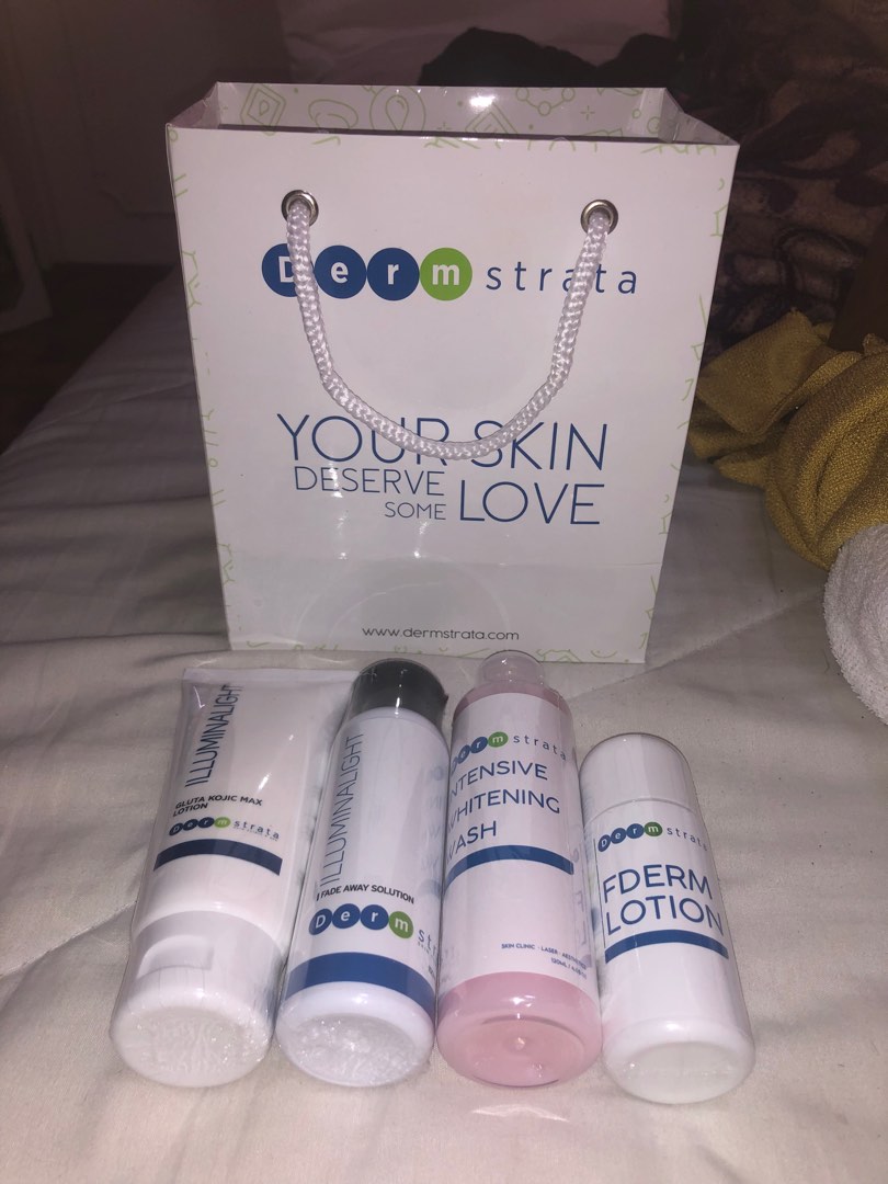 Dermstrata Whitening Set, Beauty & Personal Care, Bath & Body, Body Care on Carousell
