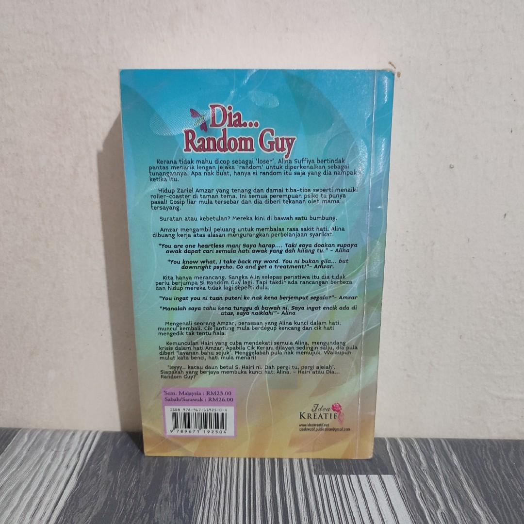 Dia... Random Guy by Farah Husain, Hobbies & Toys, Books & Magazines, Storybooks on Carousell