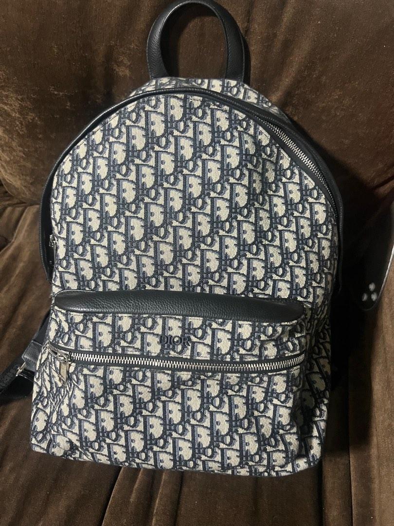 Dior Oblique Jacquard backpack, Women's Fashion, Bags & Wallets ...