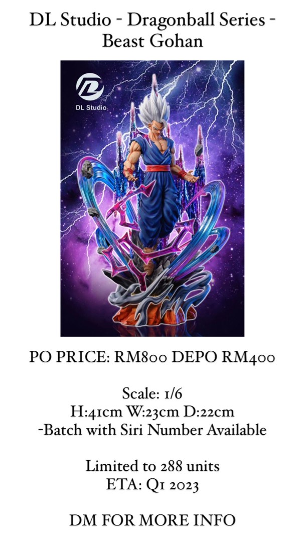 DL Studio - Dragonball Series - Beast Gohan, Hobbies & Toys, Toys ...