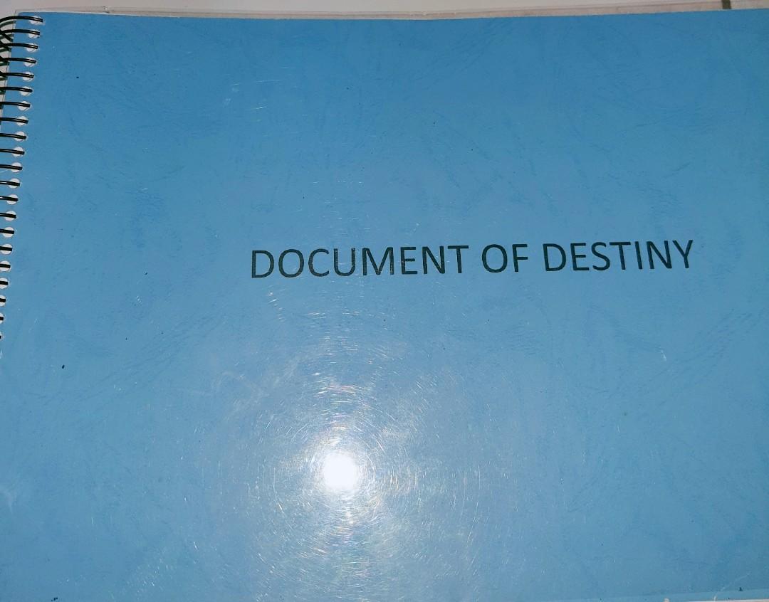 Document of destiny, Hobbies & Toys, Books & Magazines, Textbooks on ...