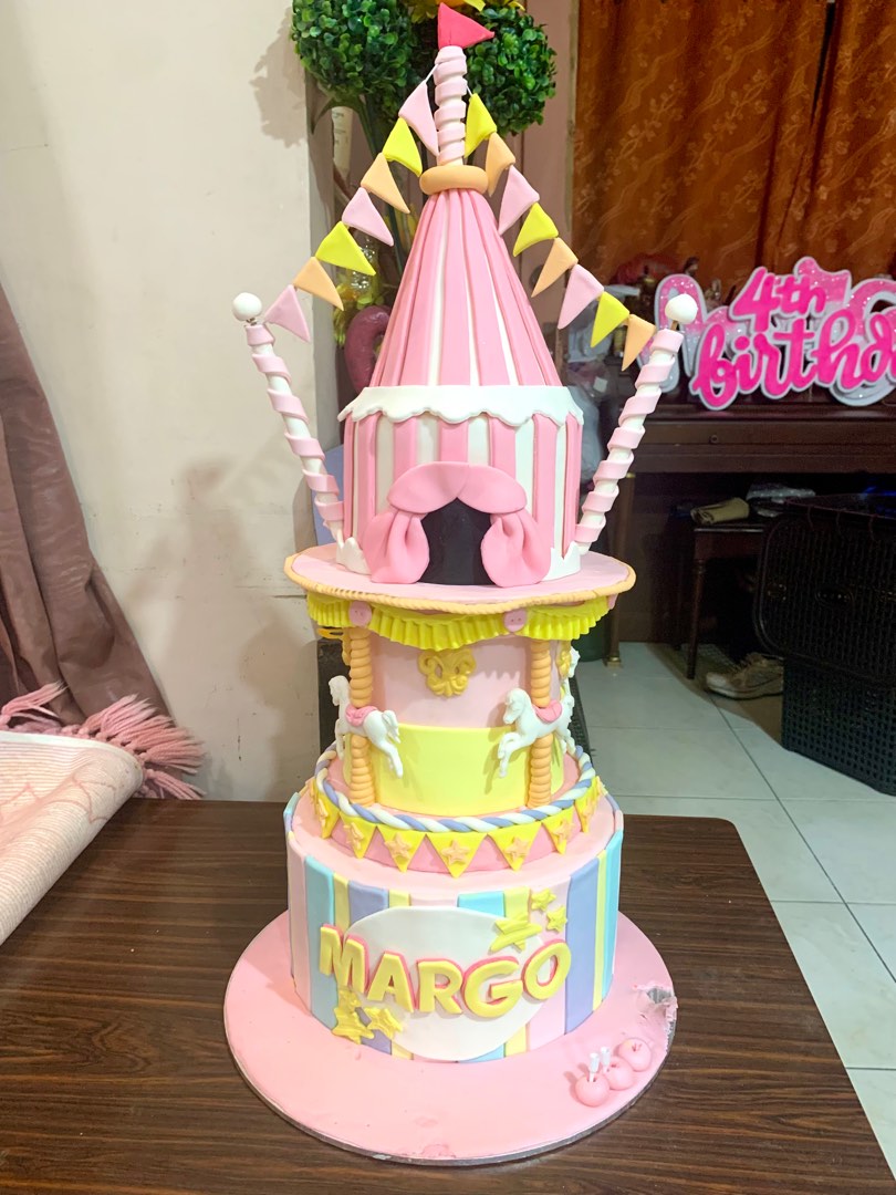 Dummy cake Pastel Carnival theme, Food & Drinks, Homemade Bakes on ...