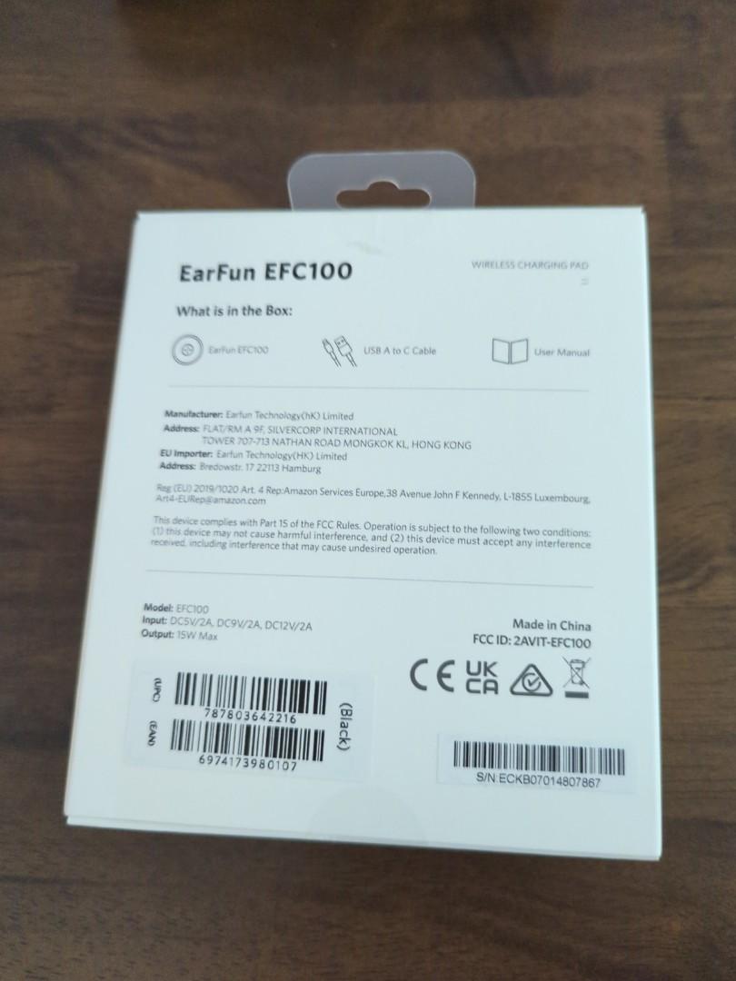 Earfun EFC100 Wireless Charging Pad, Mobile Phones & Gadgets, Mobile ...