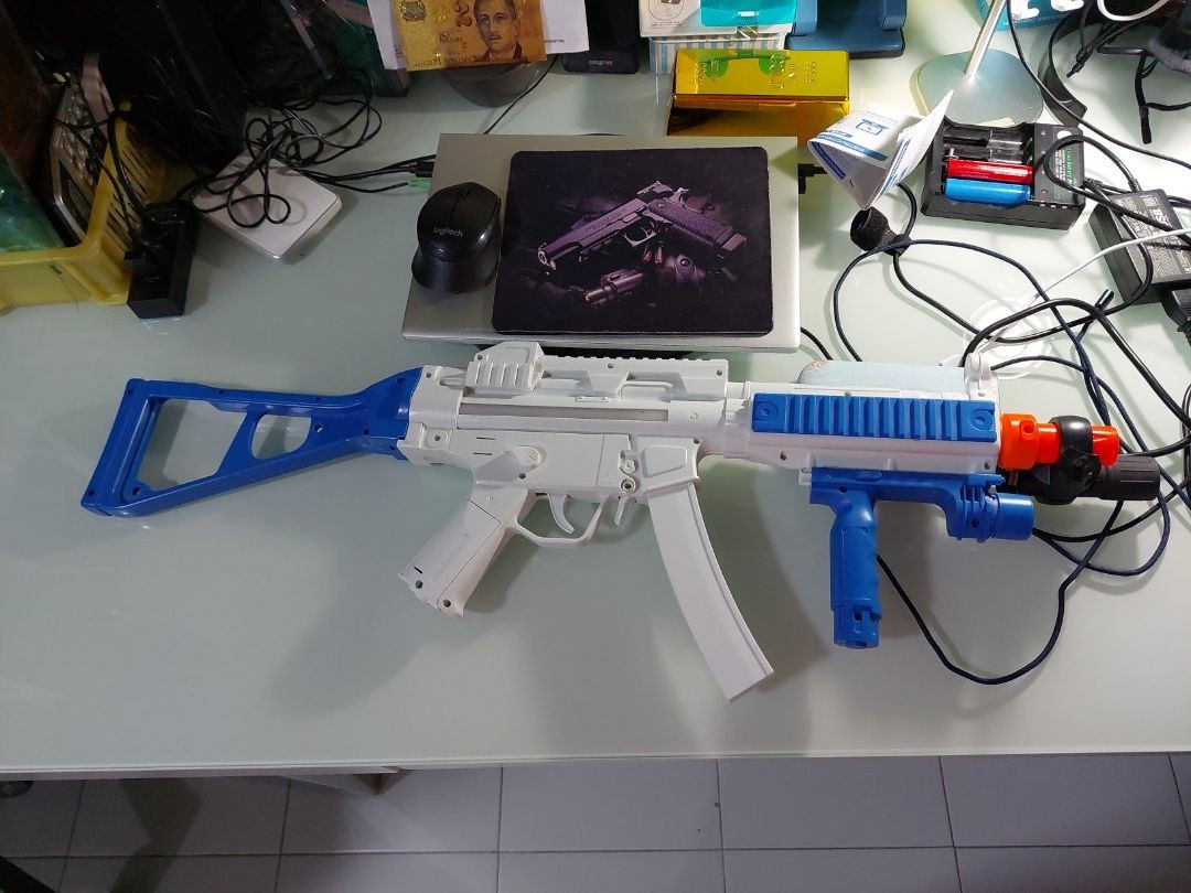 Electronic toy sound rifle machine gun 66cm, Hobbies & Toys, Toys ...