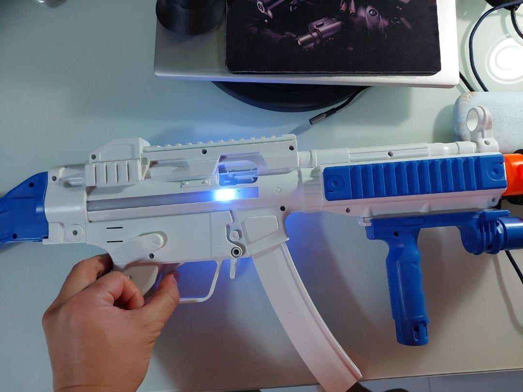 Electronic toy sound rifle machine gun 66cm, Hobbies & Toys, Toys ...