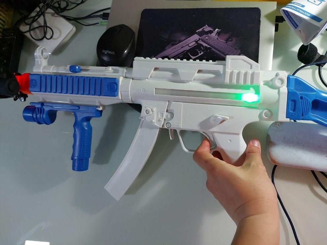 Electronic toy sound rifle machine gun 66cm, Hobbies & Toys, Toys ...