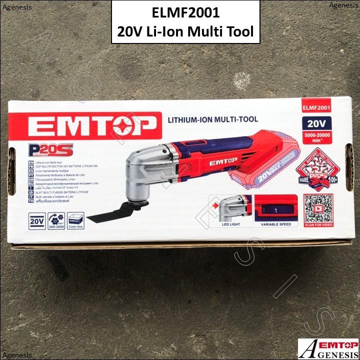 EMTOP 20V Li-Ion Multi Tool ELMF2001, Furniture & Home Living, Home ...