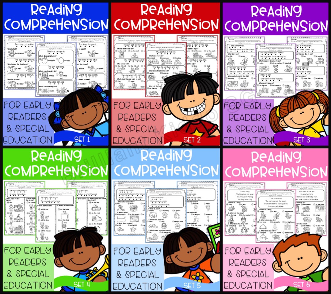 English Reading Comprehension for Early Readers Worksheet for children ...