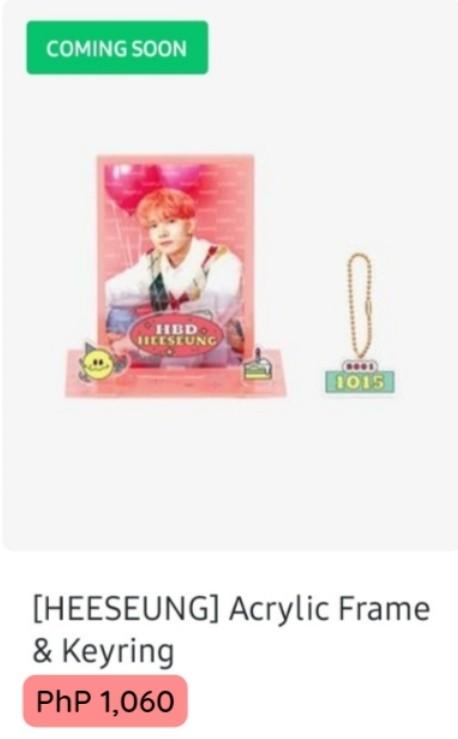 Enhypen Lee Heeseung Birthday Merch, Hobbies & Toys, Memorabilia ...