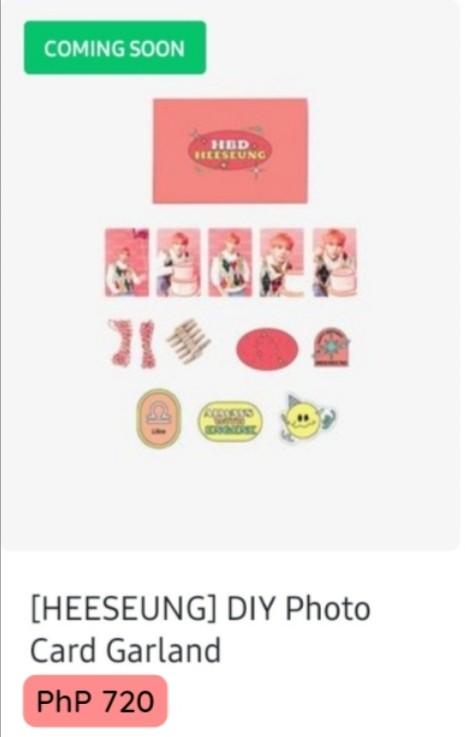 Enhypen Lee Heeseung Birthday Merch, Hobbies & Toys, Memorabilia ...