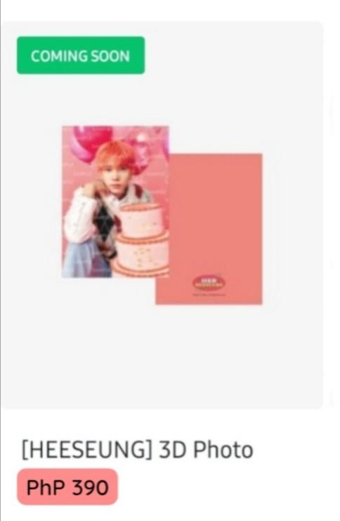 Enhypen Lee Heeseung Birthday Merch, Hobbies & Toys, Memorabilia ...