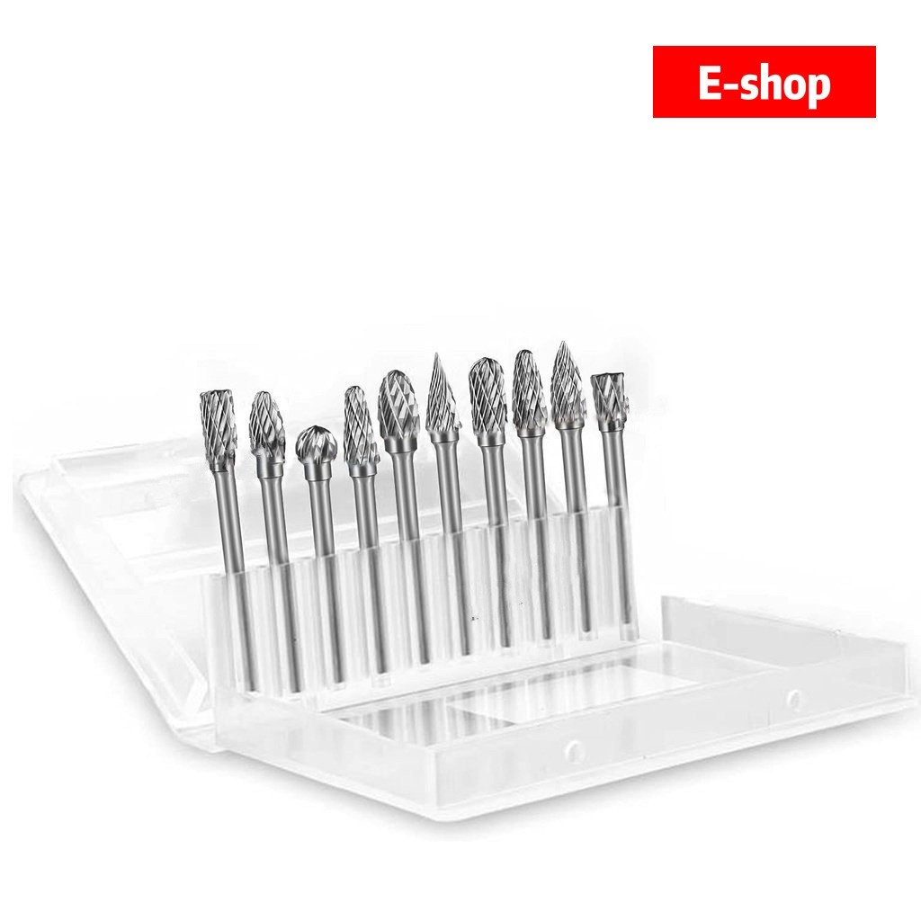 E-shop: 10 PCS Mini Grinder Tools Set Original Long Tungsten Carbide ...