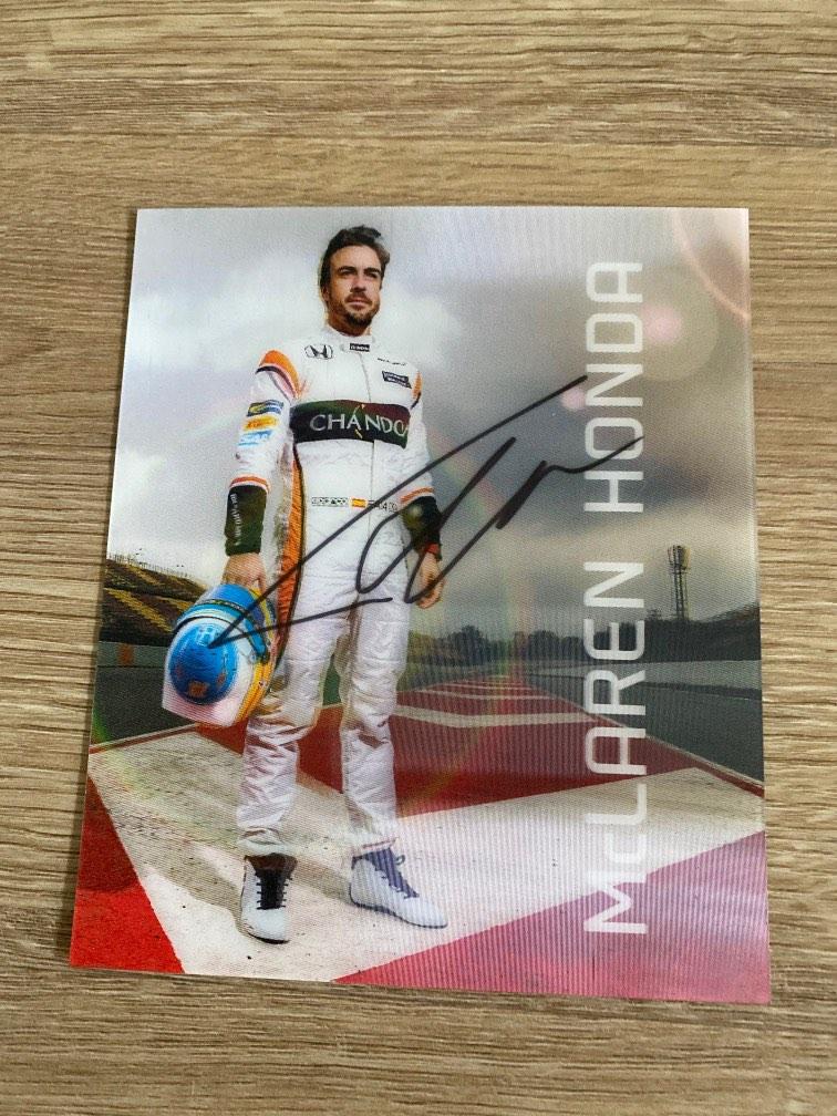 F1 Fernando Alonso Autograph card signed, Hobbies & Toys, Memorabilia ...
