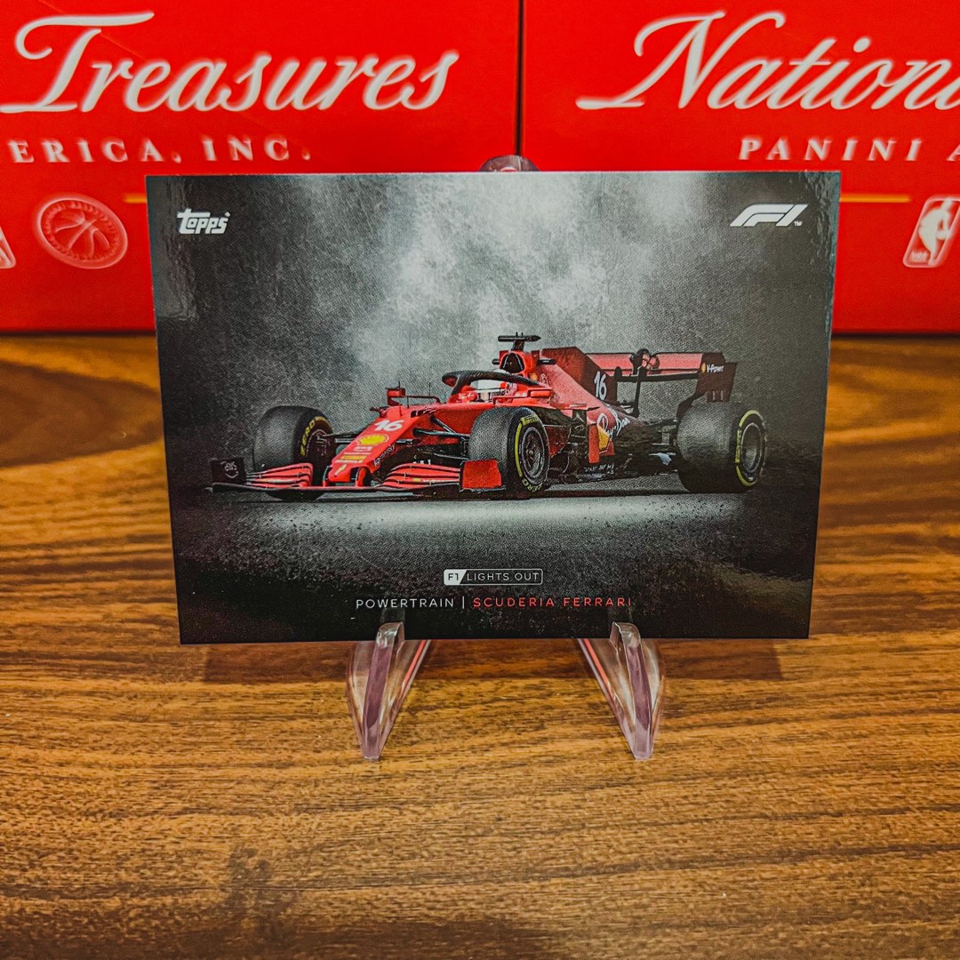 FERRARI F1 ~ 2021 F1 Topps Lights Out Formula 1 Ferrari Race Car ...