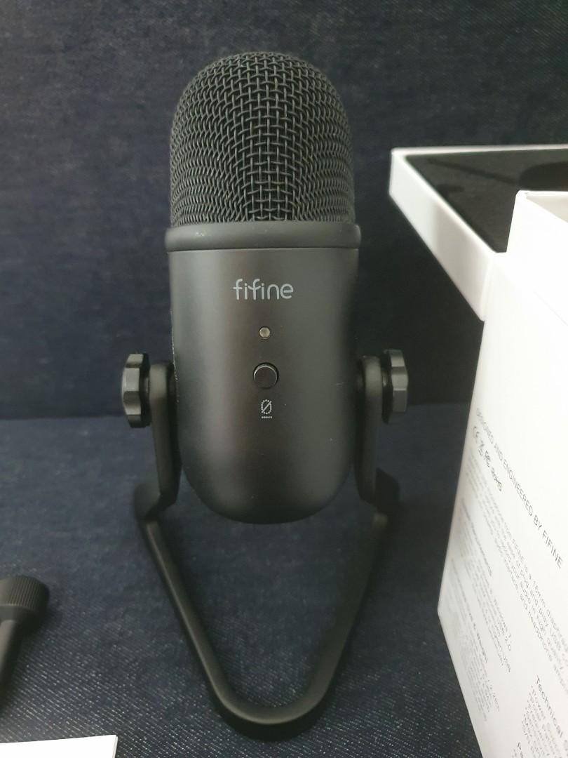 Fifine USB mic - boxed, carefully owned., Audio, Microphones on Carousell