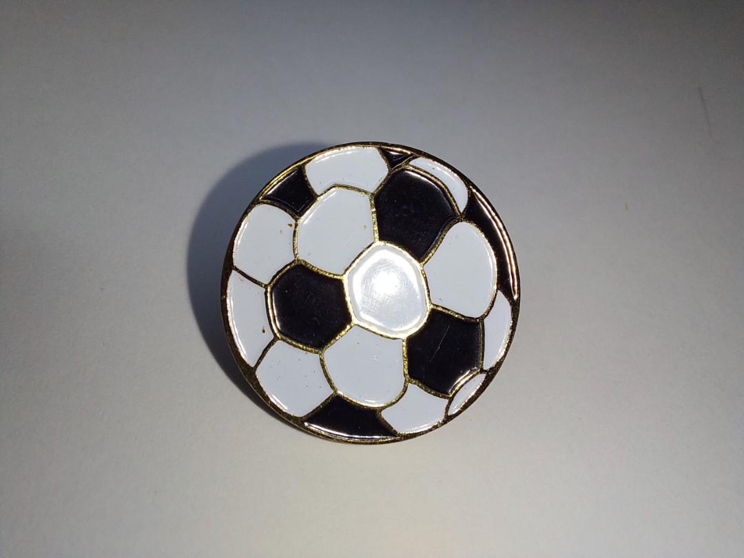 Football Soccer Ball Collectible Lapel Button Badge Pin (No Lock ...