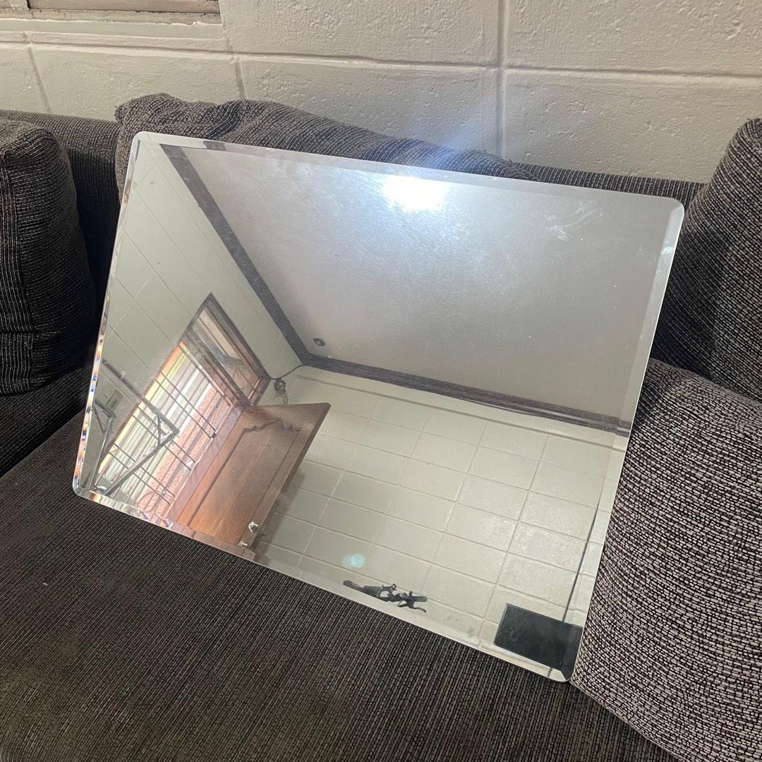 Frameless Bathroom Mirror (Explosion-Proof), Furniture & Home Living ...