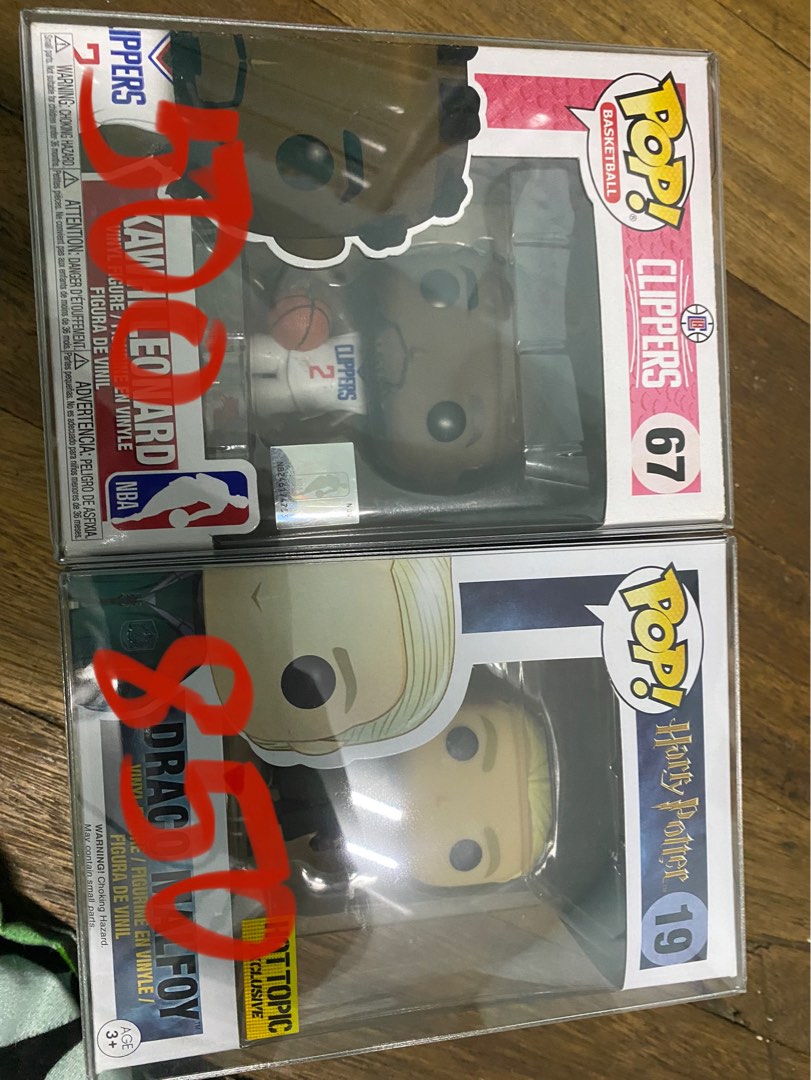 FUNKO POP NBA KAWHI LEONARD HARRY POTTER DRACO MALFOY, Hobbies & Toys ...