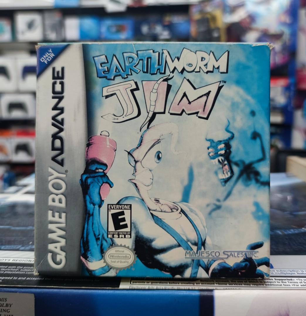 Game Boy Advance GBA Earthworm Jim ( 2001 , complete box & manual ), Video Gaming, Video Games ...