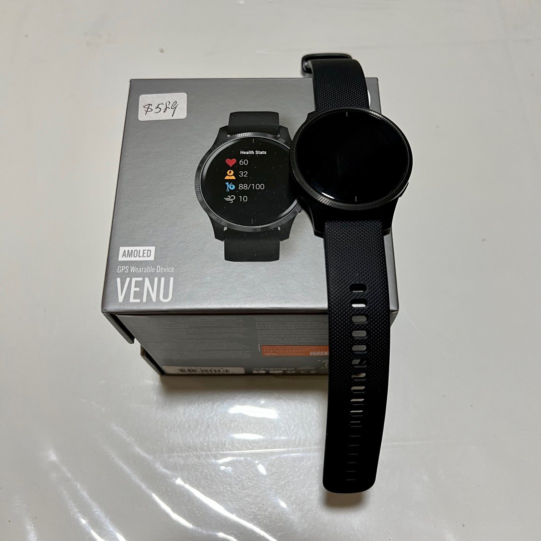 Garmin Venu used GPS watch AMOLED, Mobile Phones & Gadgets, Wearables ...