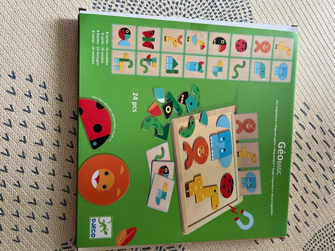 GEOBASIC MAGNETIC ANIMAL TANGRAM PUZZLE, Hobbies & Toys, Toys & Games ...