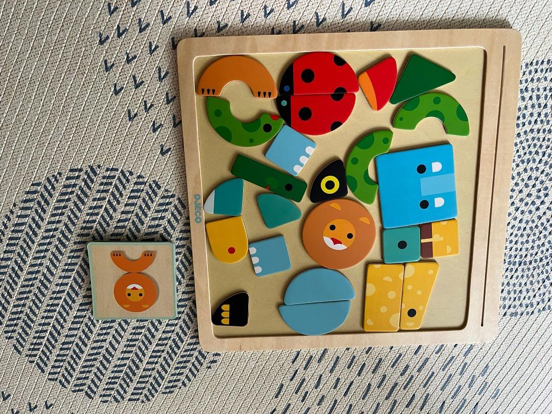 GEOBASIC MAGNETIC ANIMAL TANGRAM PUZZLE, Hobbies & Toys, Toys & Games ...