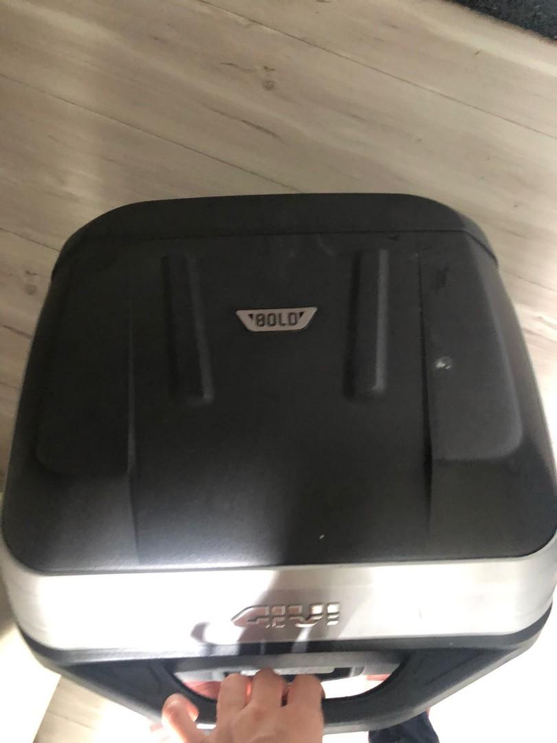 Givi box and rack, Motorcycles, Motorcycle Accessories on Carousell