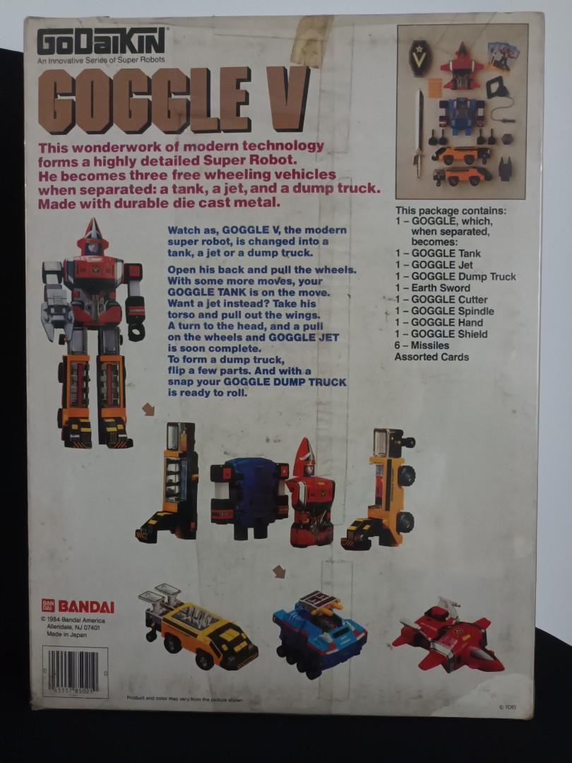 Goggle V godaikin sentai robot vintage, Hobbies & Toys, Toys & Games on ...