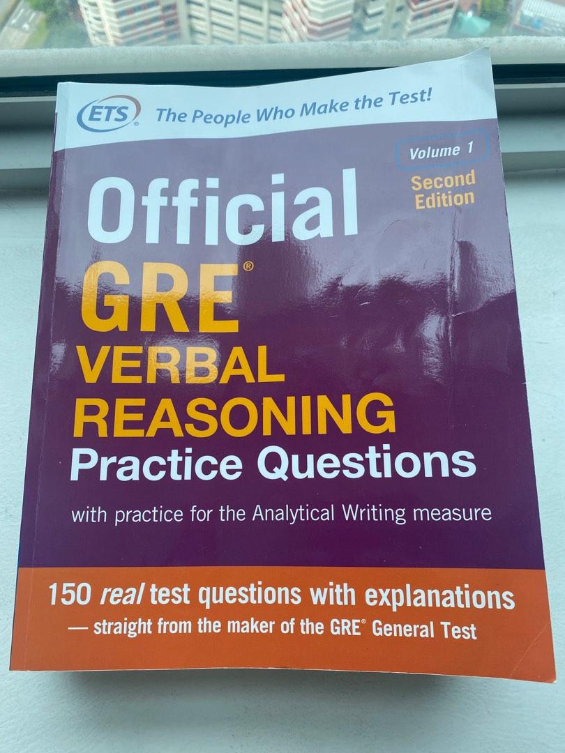 GRE official Second Edition volume 1, Hobbies & Toys, Books & Magazines ...