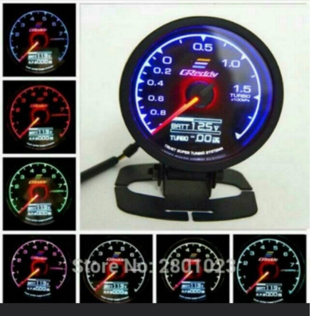 Greddy turbo boost gauge, Car Accessories, Accessories on Carousell