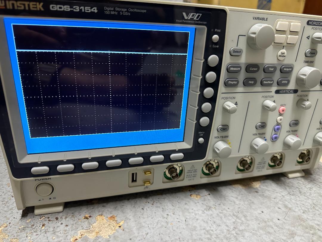 GWinstek gds-3154 four channels digital storage oscilloscope 150Mhz 5gs ...
