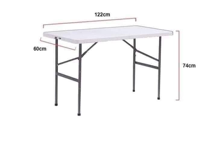 HARD PLASTIC TABLE, Furniture & Home Living, Outdoor Furniture on Carousell