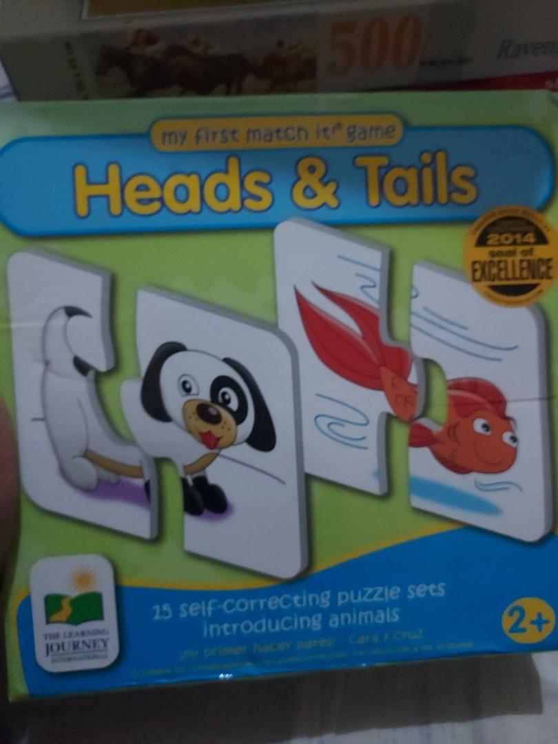 Heads and tails puzzle, Hobbies & Toys, Toys & Games on Carousell