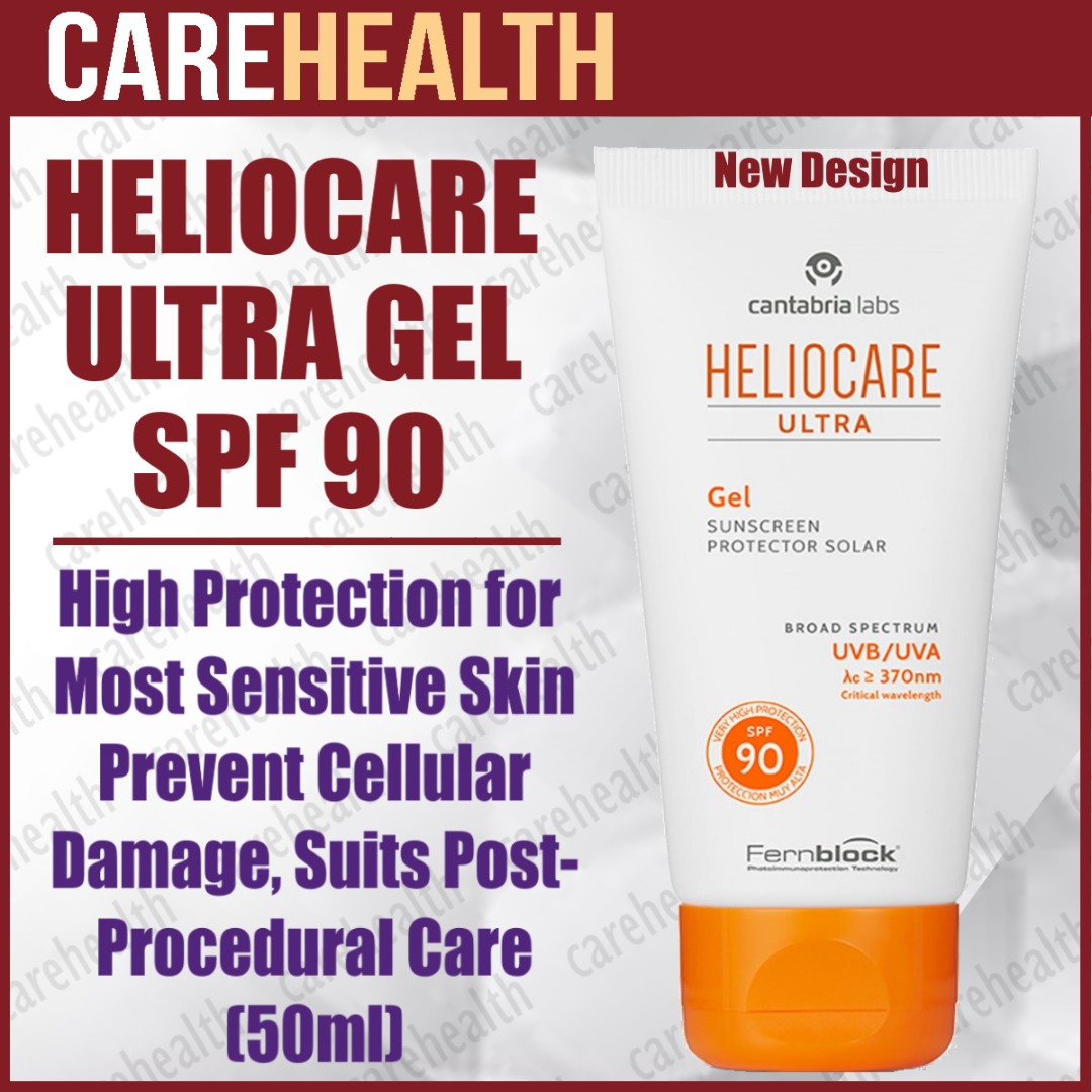 HELIOCARE Ultra 90 Gel SPF 50+, Beauty & Personal Care, Face, Face Care ...