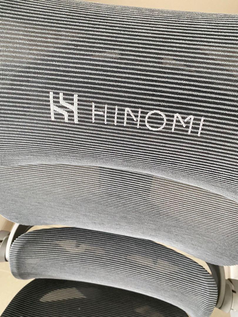 Hinomi H1 pro Ergonomic Office Chair in Grey, Furniture & Home Living, Furniture, Chairs on ...