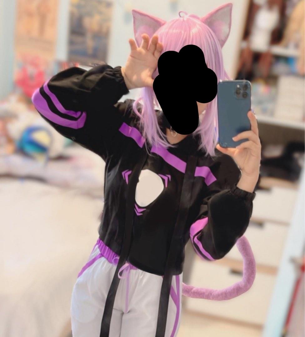 Hololive Nekomata Okayu costume (NO WIG), Hobbies & Toys, Memorabilia ...