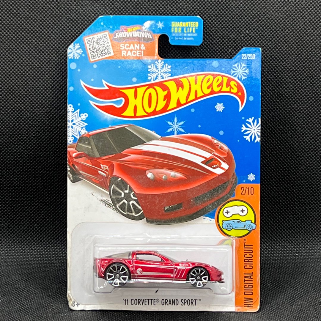 Hot Wheels Corvette Grand Sport red sports car snowflake, Hobbies ...