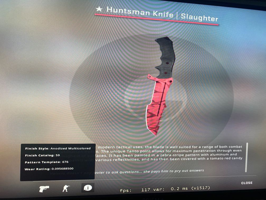 Huntsman Knife Slaughter, Video Gaming, Gaming Accessories, In-Game ...